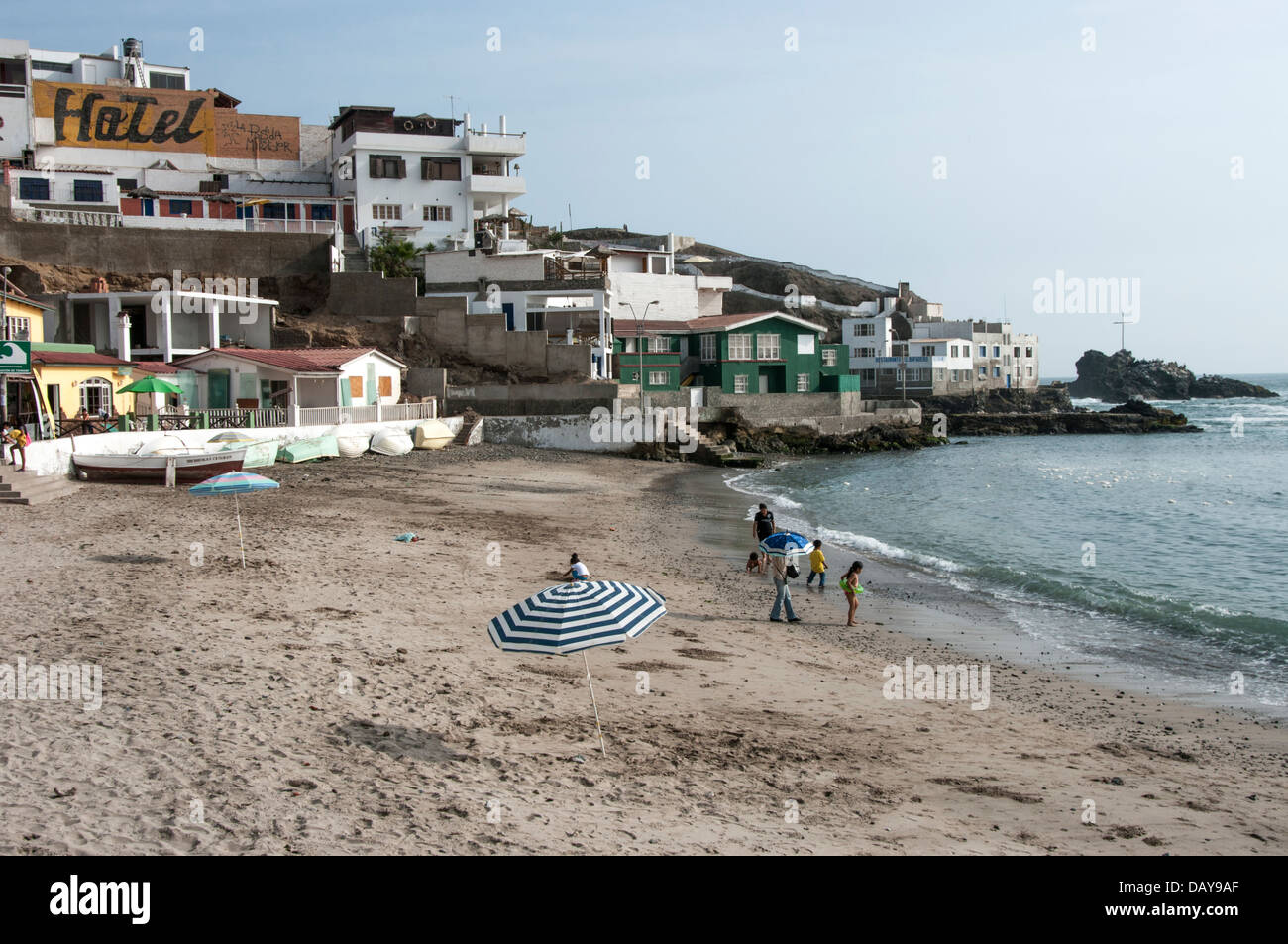 San Bartolo Beach in the Lima province . Peru Stock Photo - Alamy