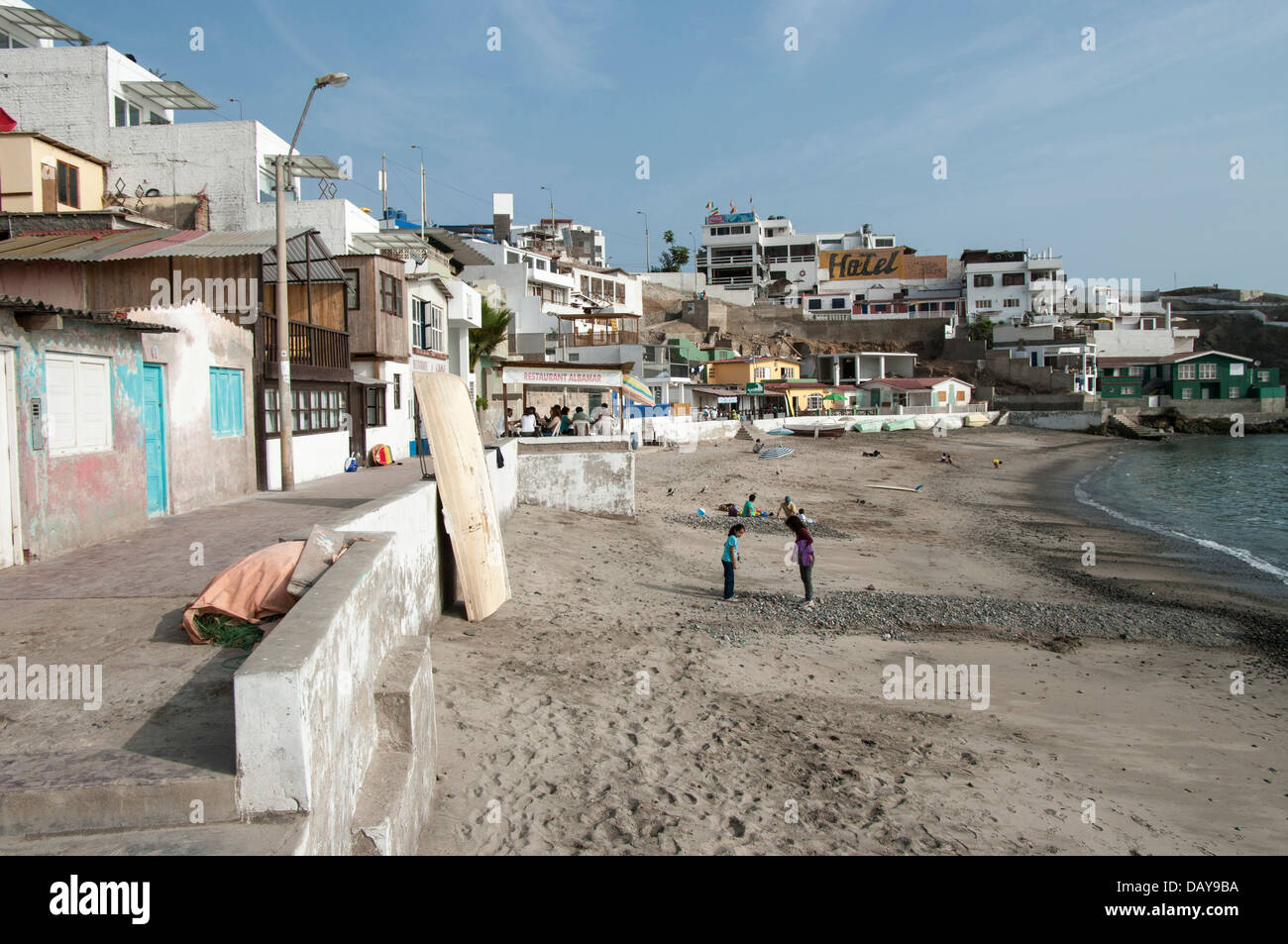 San Bartolo Beach in the Lima province . Peru Stock Photo - Alamy