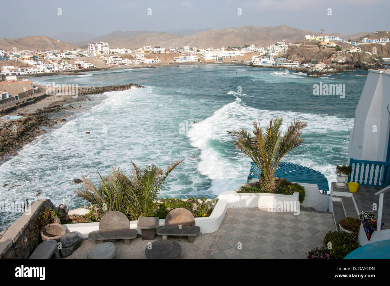 San Bartolo Beach in the Lima province . Peru Stock Photo - Alamy