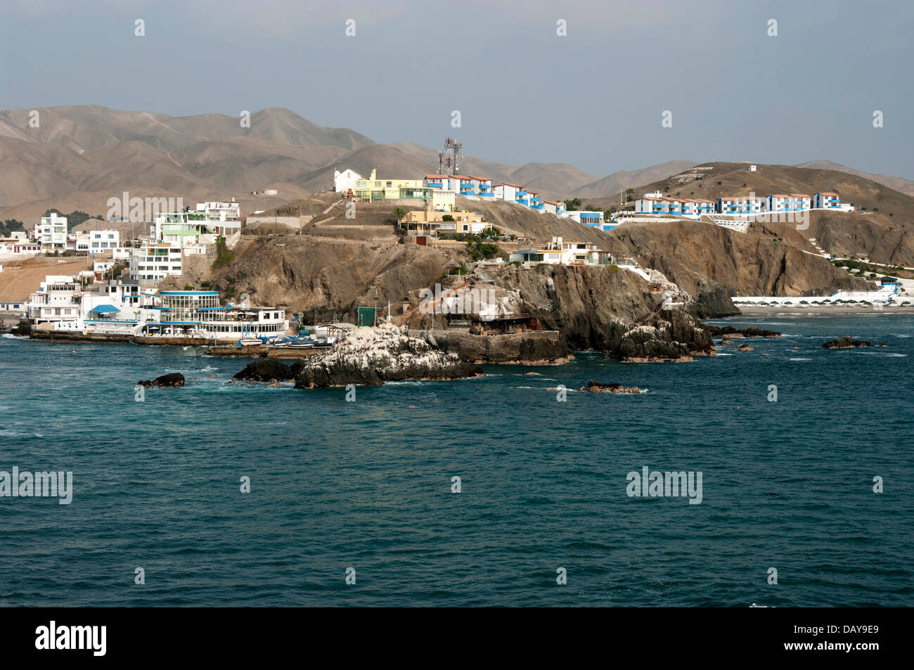 San Bartolo Beach in the Lima province . Peru Stock Photo - Alamy