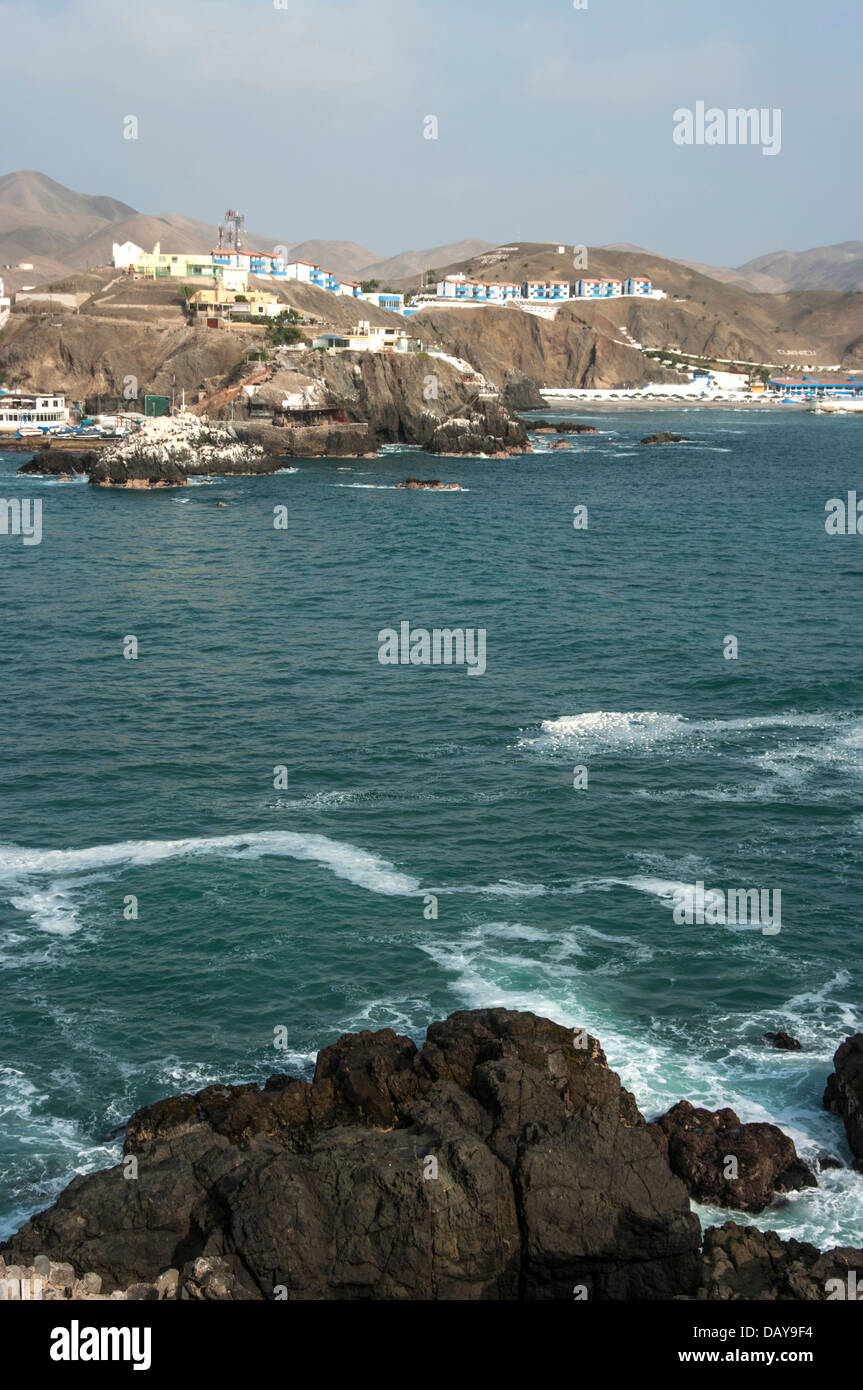 San Bartolo Beach in the Lima province . Peru Stock Photo - Alamy