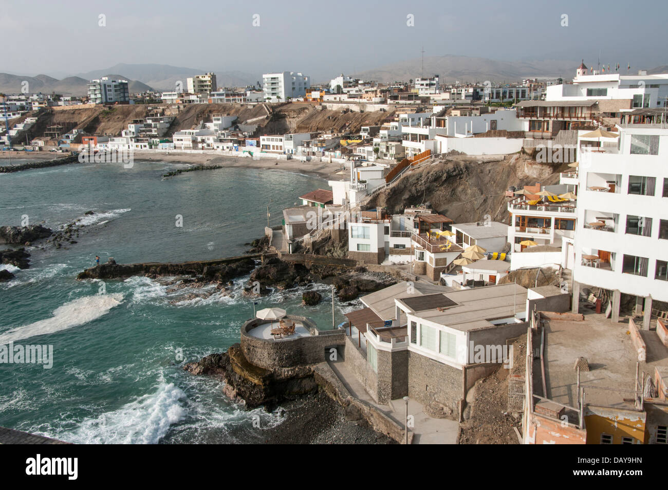 San Bartolo Beach in the Lima province . Peru Stock Photo - Alamy