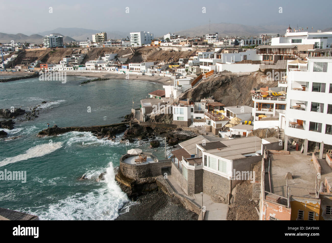 San Bartolo Beach in the Lima province . Peru Stock Photo - Alamy