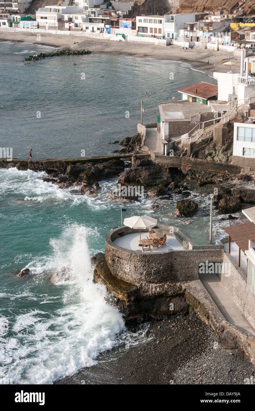 San Bartolo Beach in the Lima province . Peru Stock Photo - Alamy