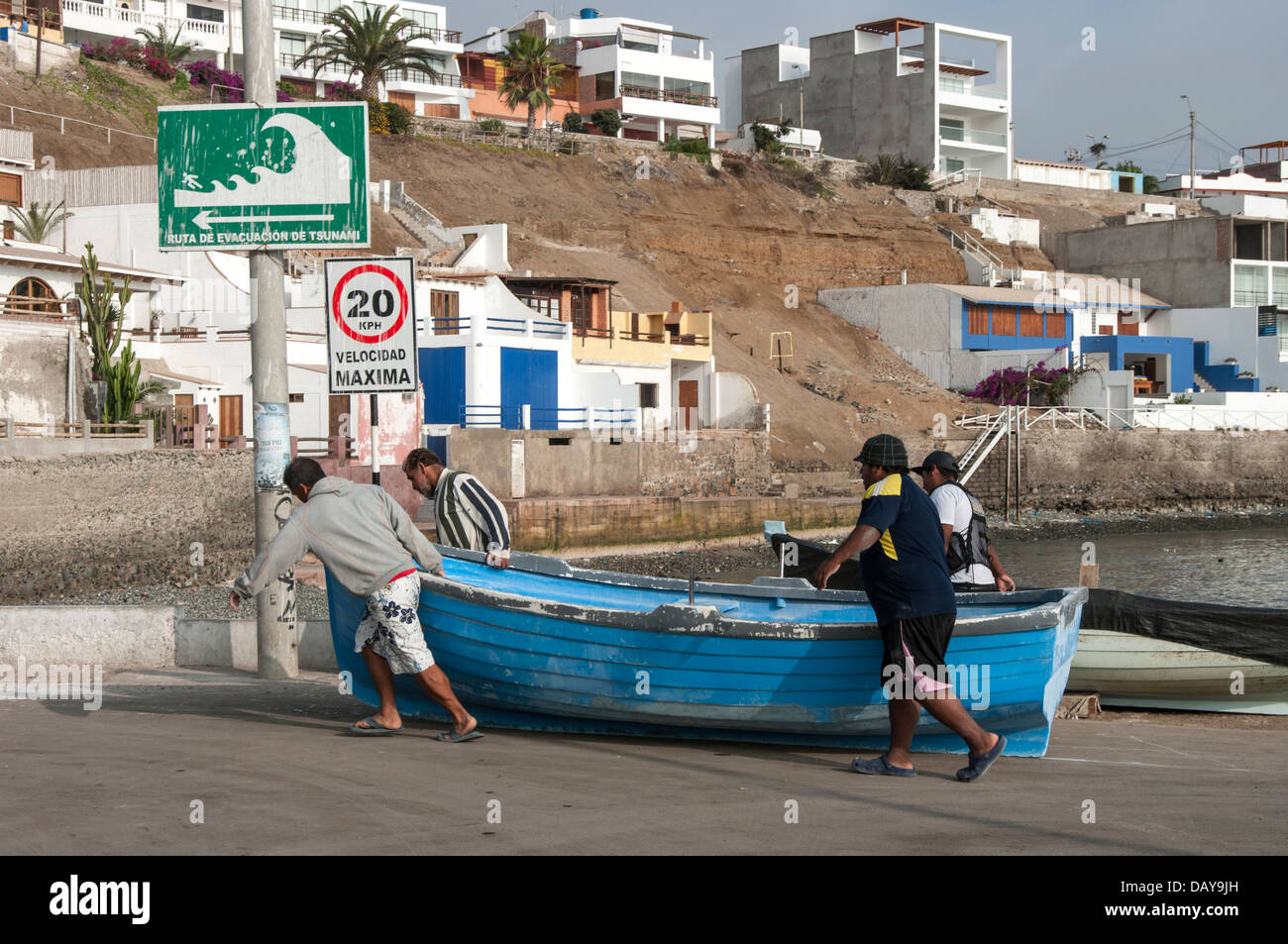 San Bartolo beach in province of Lima. Peru Stock Photo - Alamy