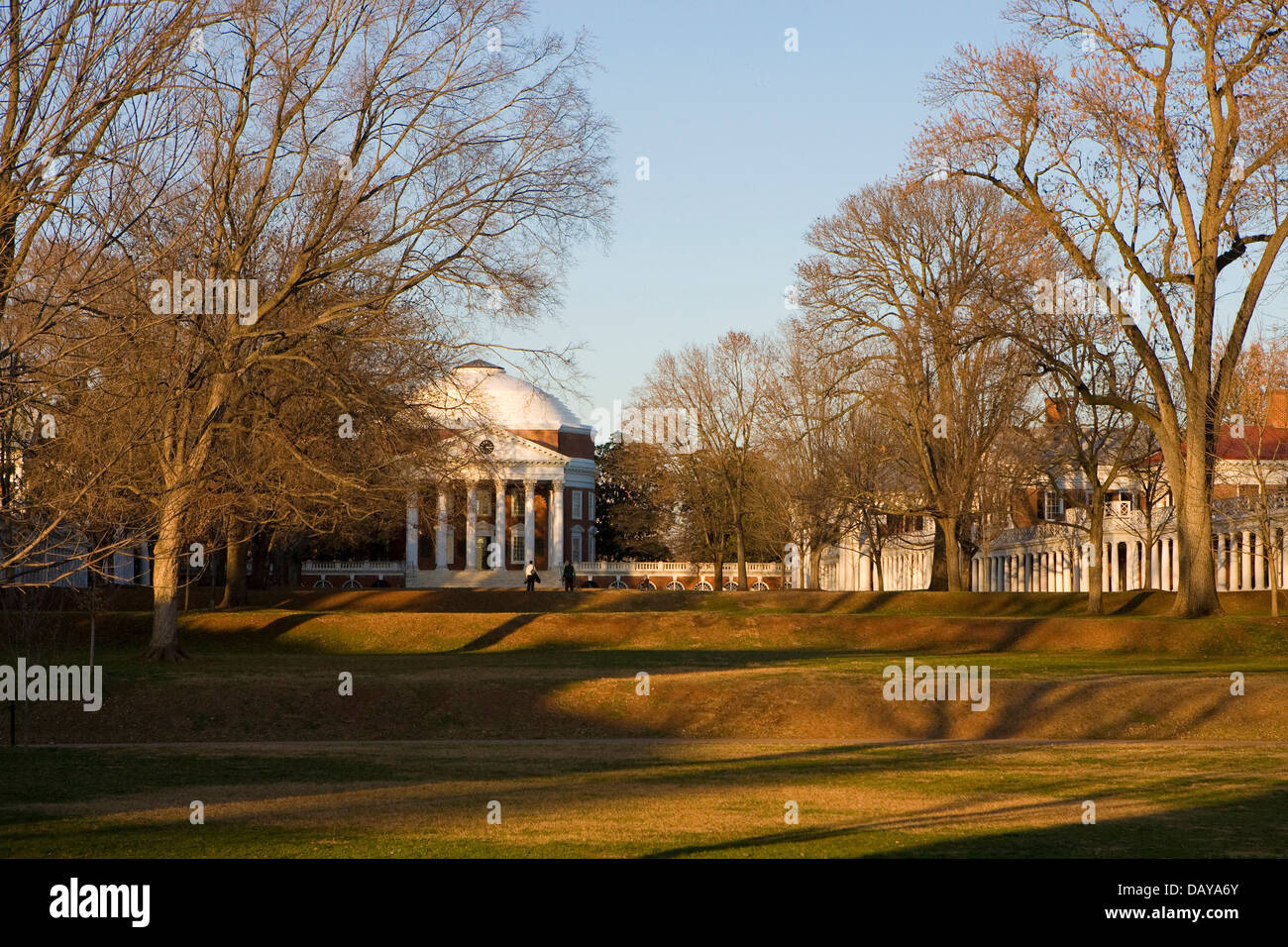 The Lawn and Rotunda The Grounds of the University of Virginia ...