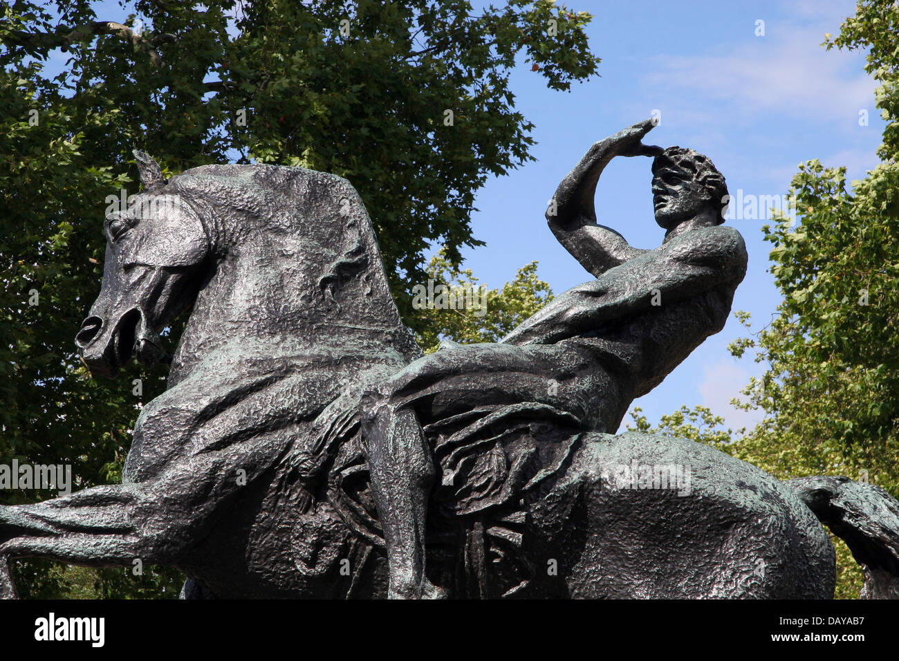 Physical Energy statue Kensington Gardens, London, England Stock Photo ...