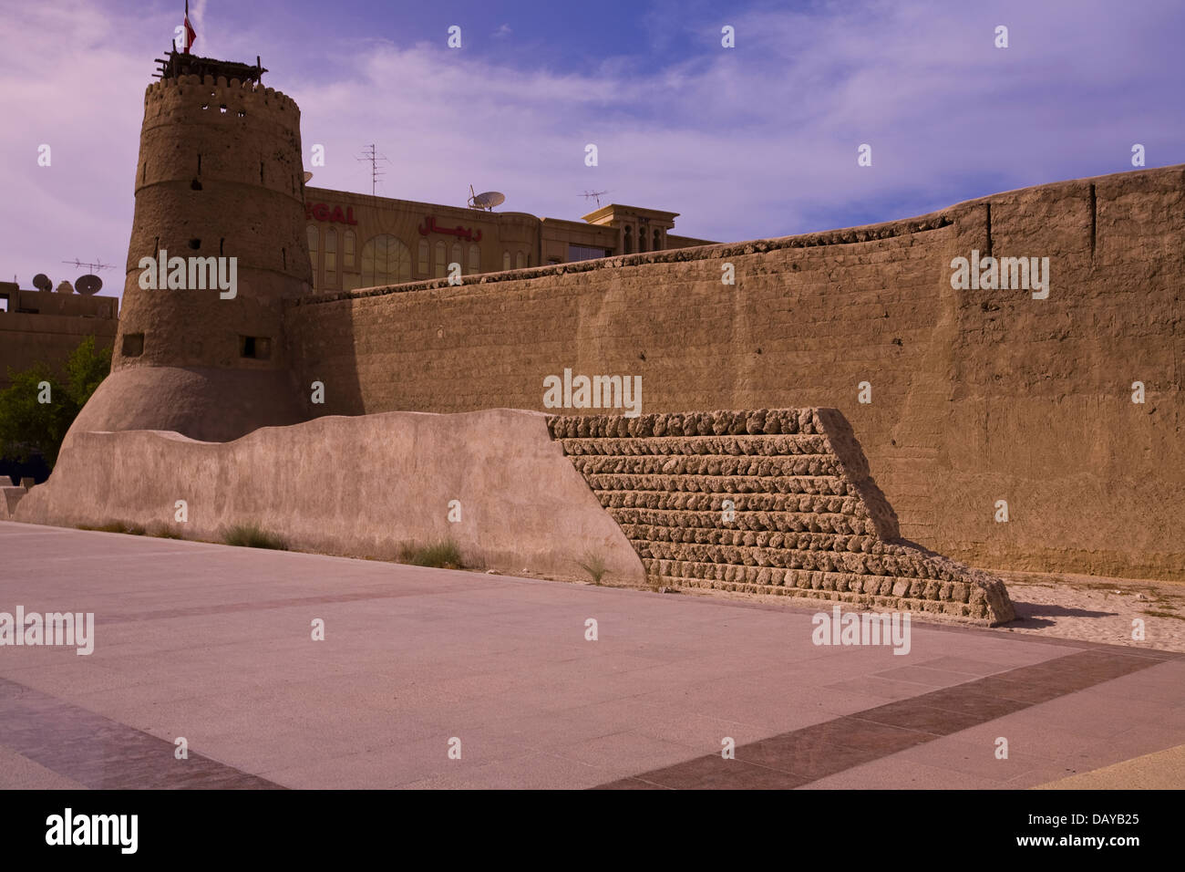 Dubai Museum, housed in the 1778 Al-Fahidi Fort, Dubai, U.A.E Stock ...