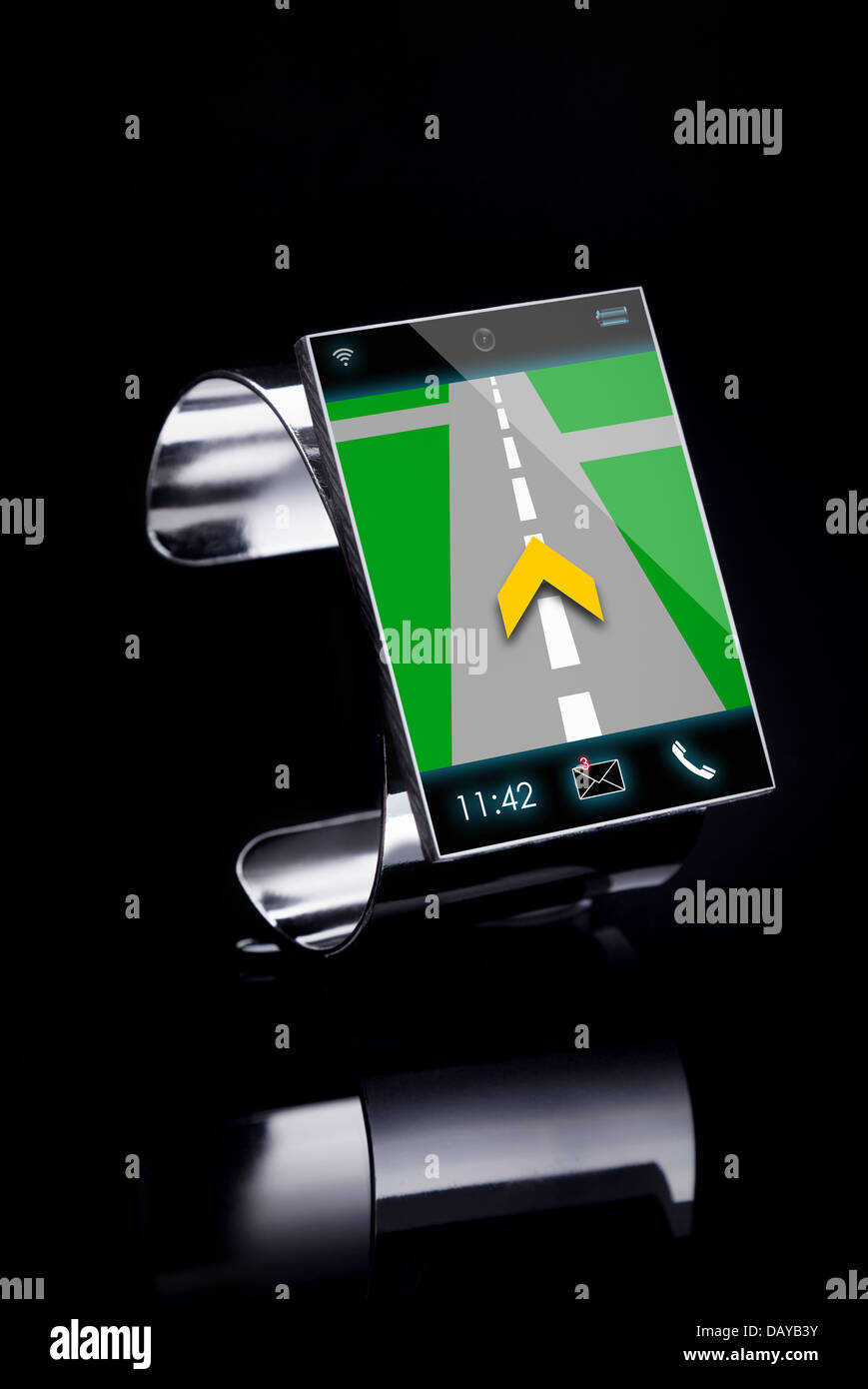 Modern watch map hi-res stock photography and images - Alamy