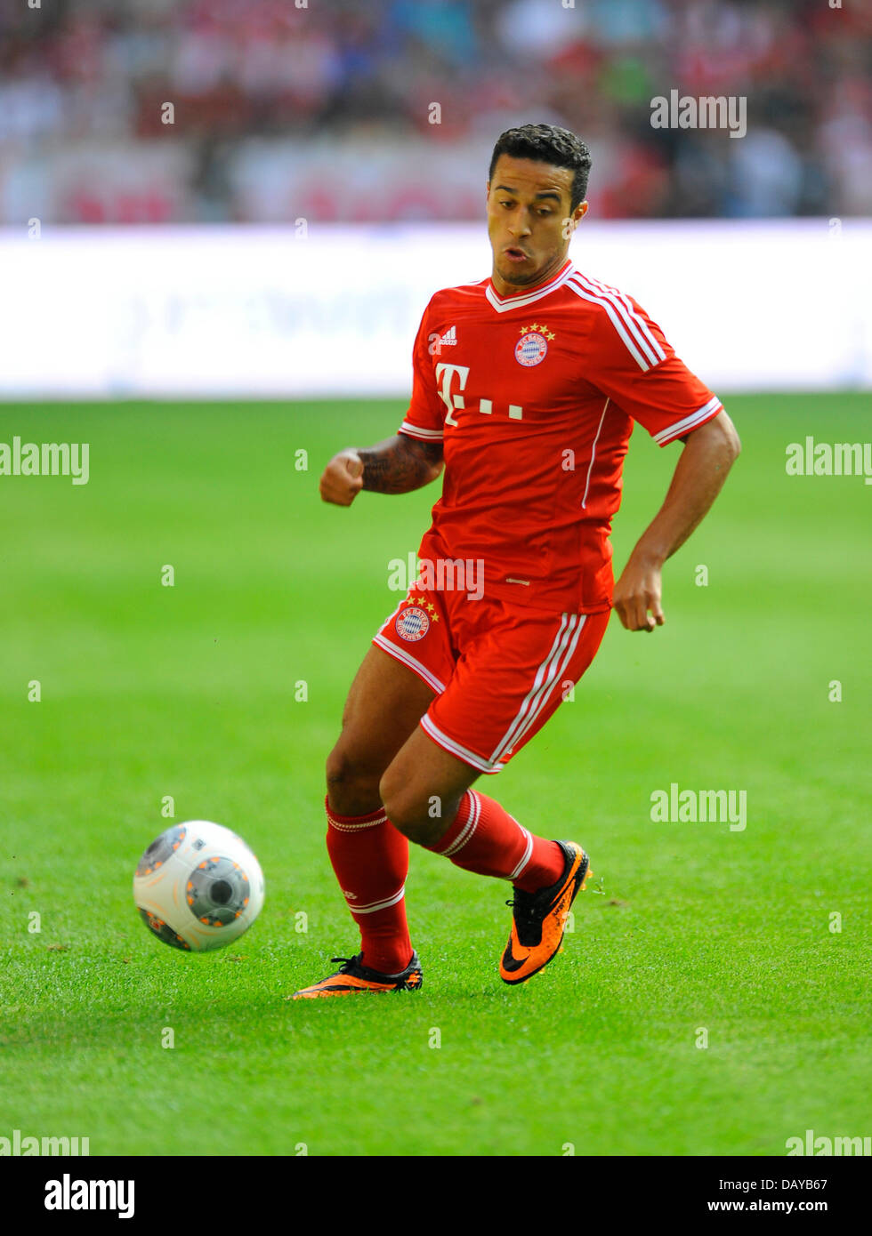 New Bayern player Thiago Alcantara during a pre-season match of FC ...