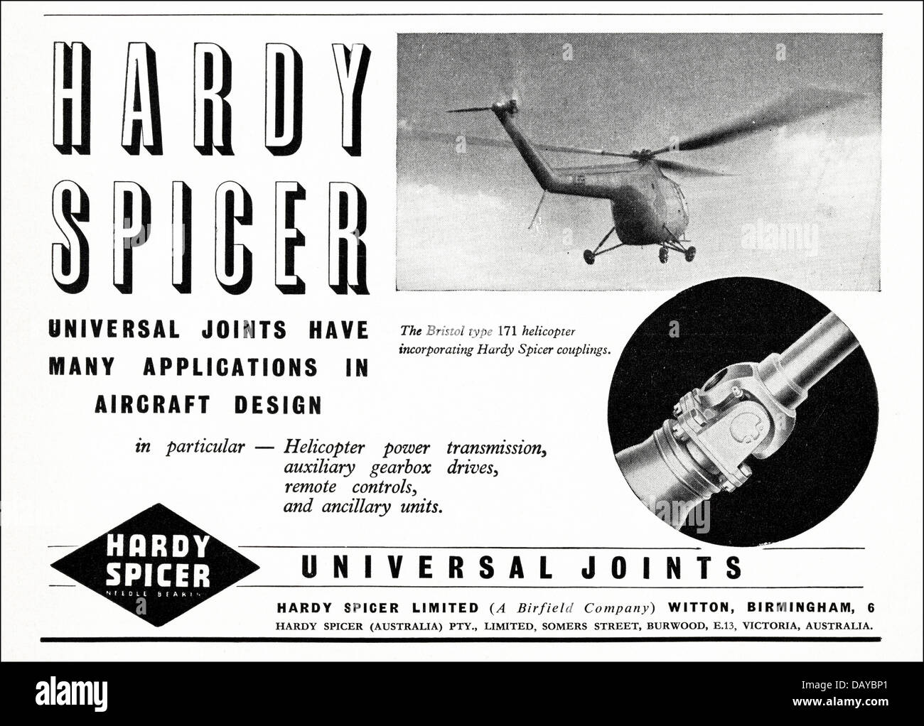 Hardy spicer joint hi-res stock photography and images - Alamy