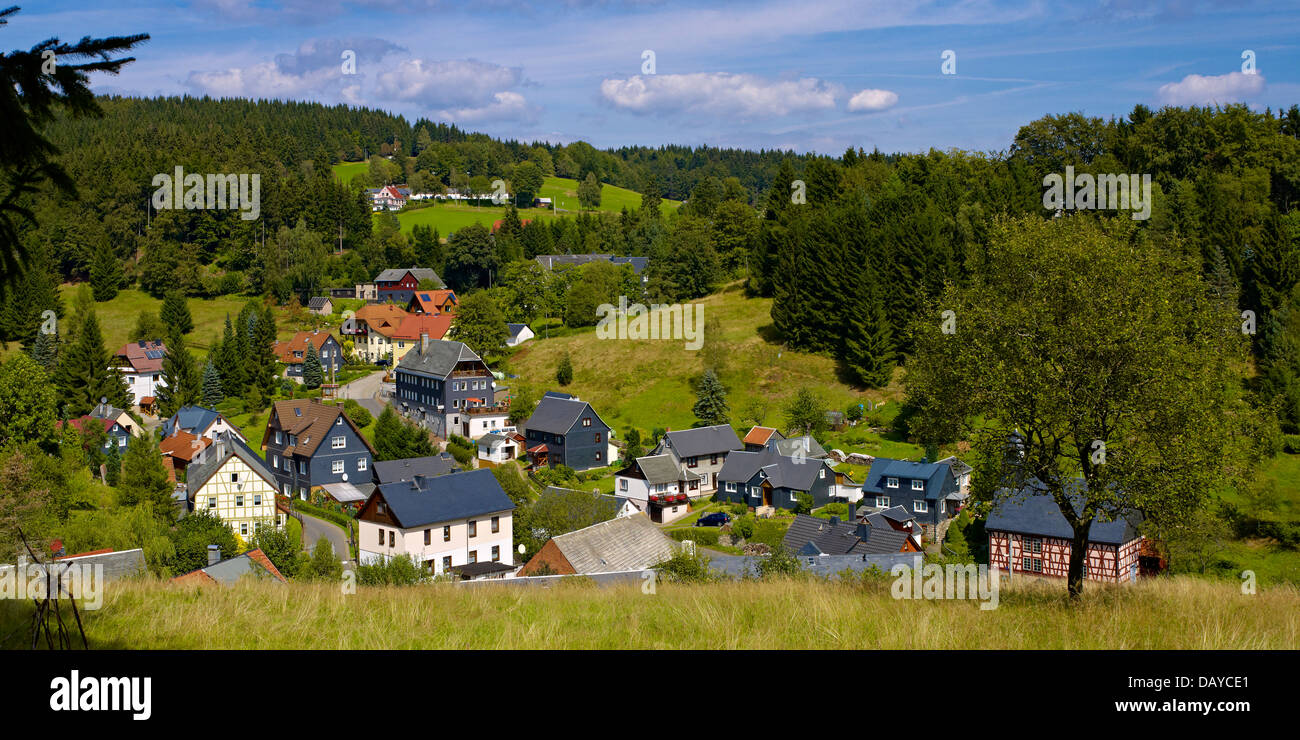 Vesser village, Biosphere Reserve Vessertal Thuringian Forest ...