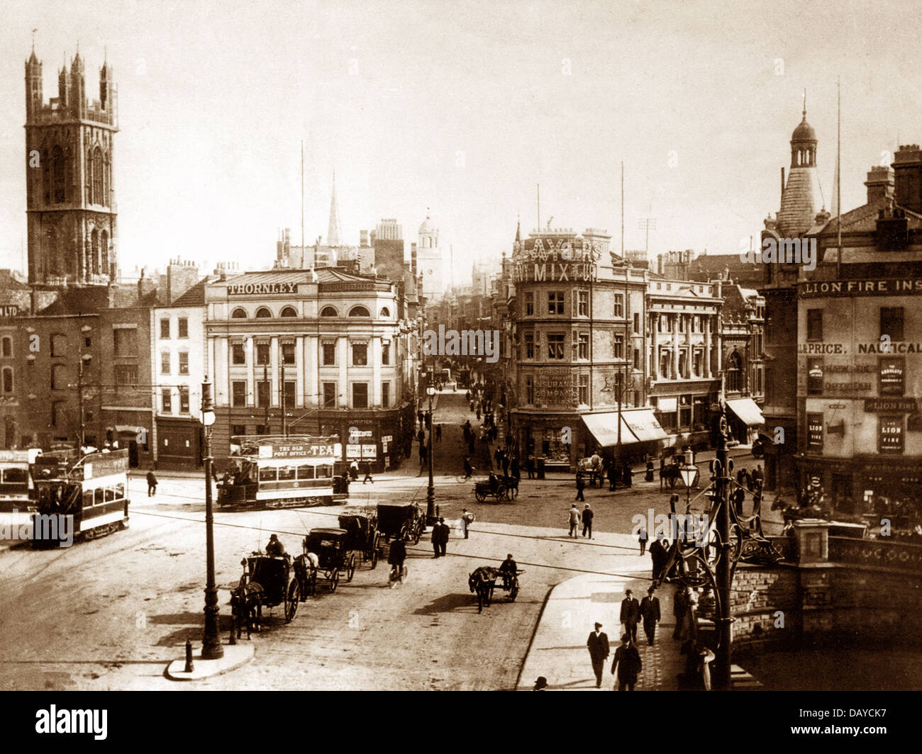 Bristol Tramway early 1900s Stock Photo - Alamy