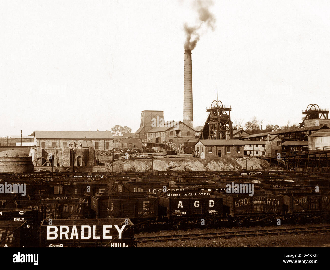 Brodsworth Colliery early 1900s Stock Photo - Alamy