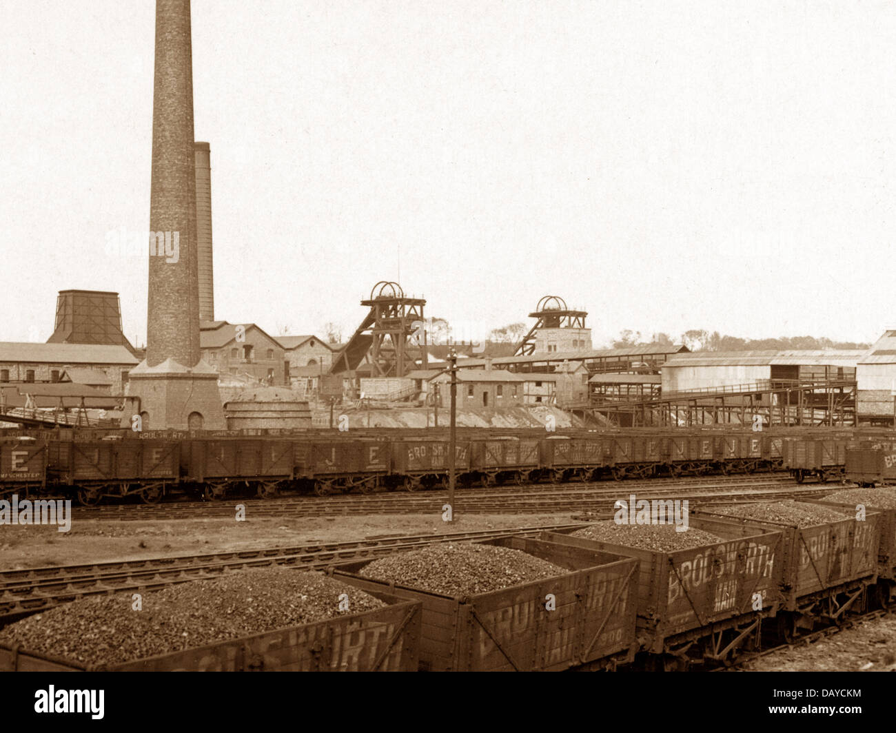 Brodsworth Colliery early 1900s Stock Photo - Alamy