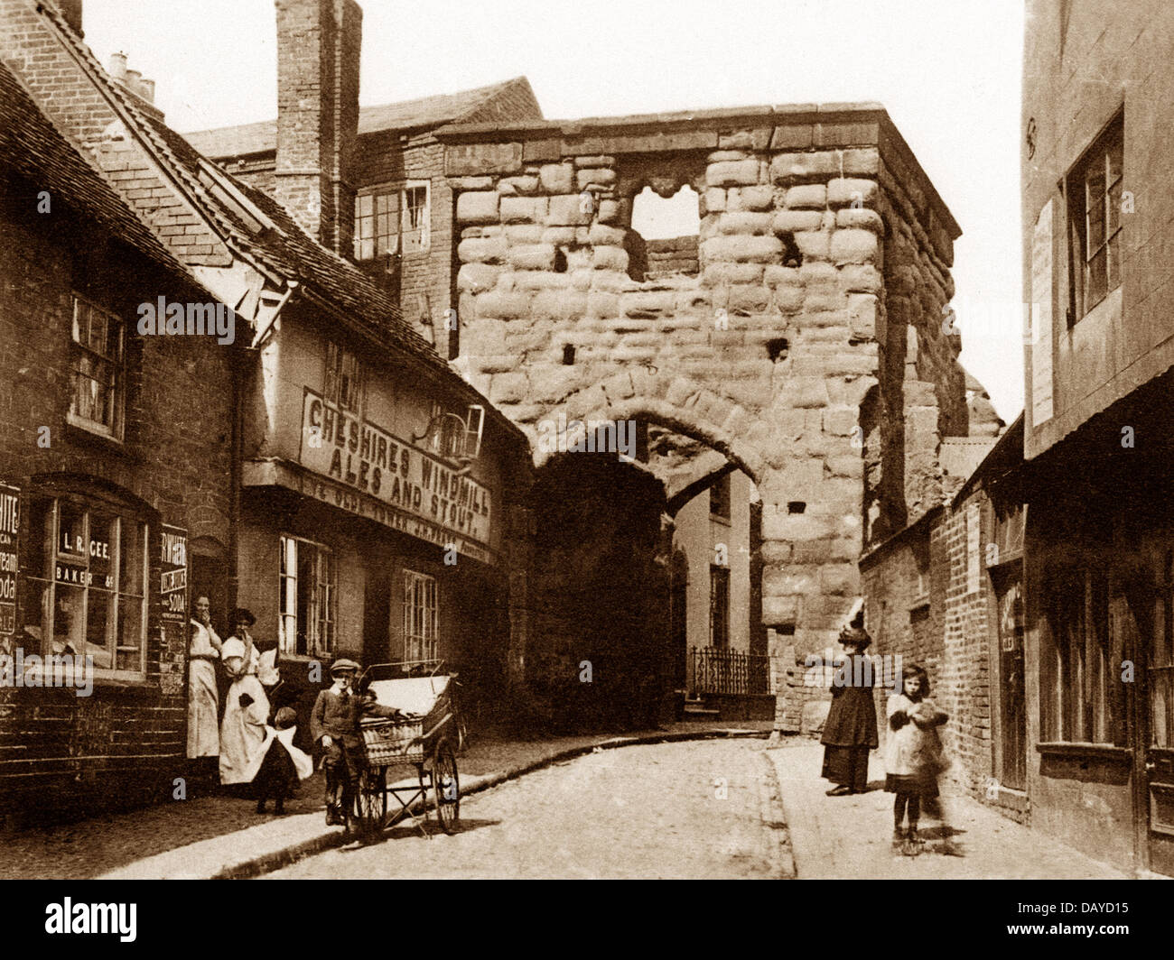 Coventry Cook Street Gate early 1900s Stock Photo - Alamy