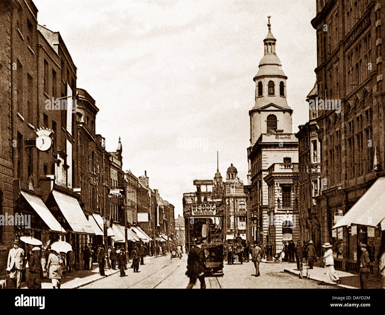 Worcester The Cross early 1900s Stock Photo - Alamy