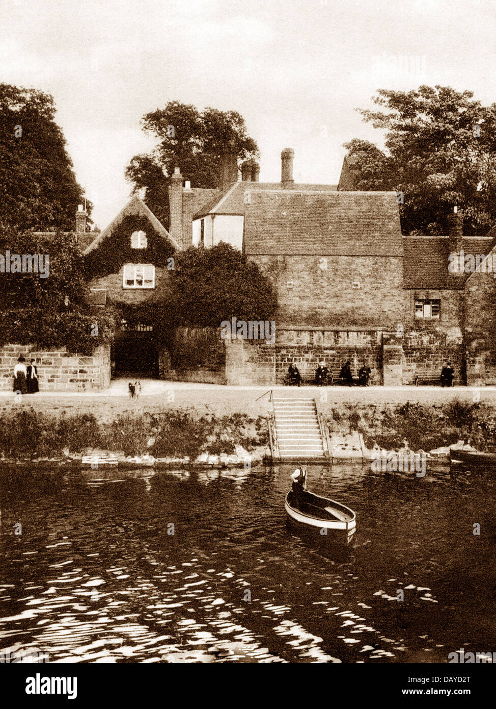 Worcester The Ferry Arch early 1900s Stock Photo - Alamy