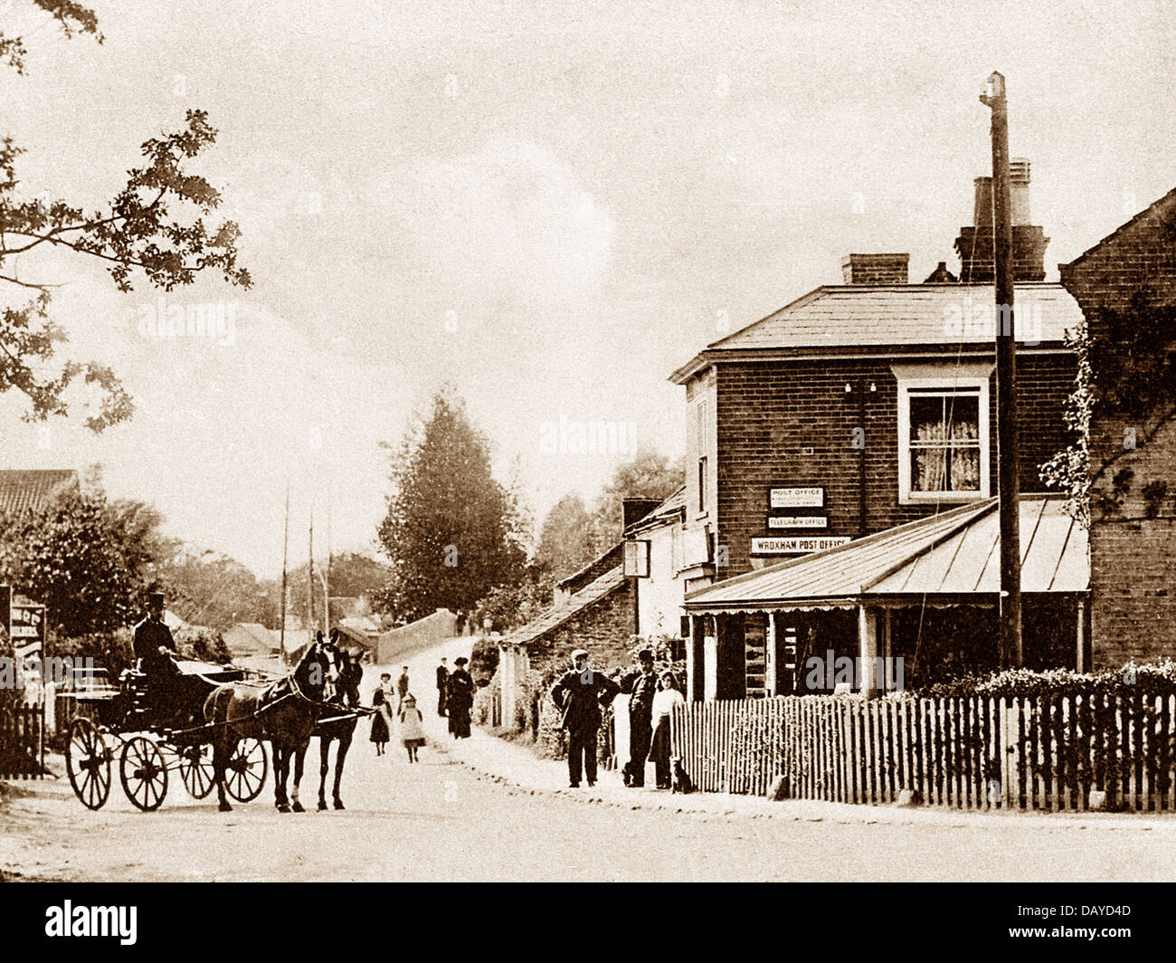 Wroxham Post Office Victorian period Stock Photo - Alamy