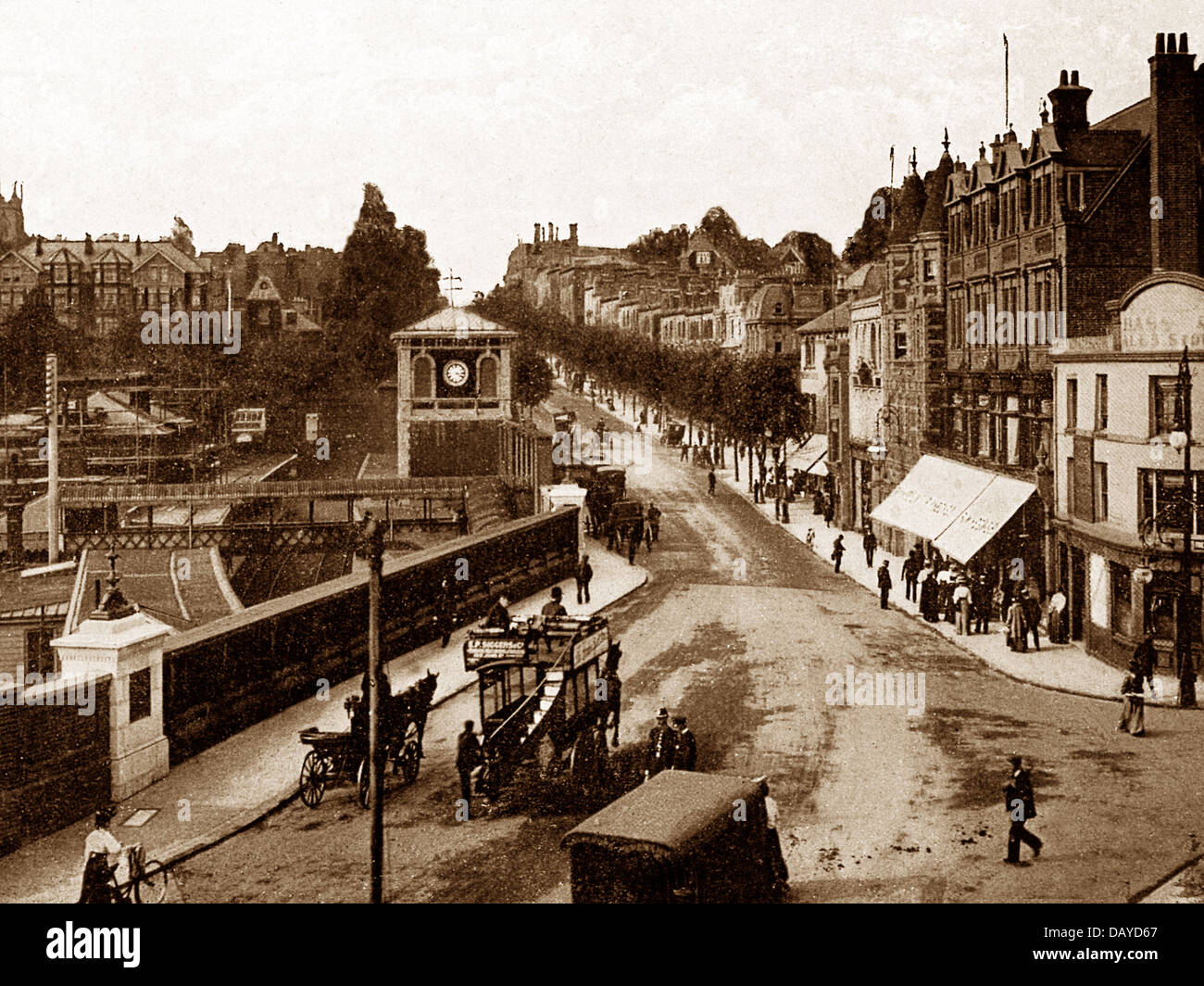 Tunbridge Wells Mount Pleasant Victorian period Stock Photo - Alamy