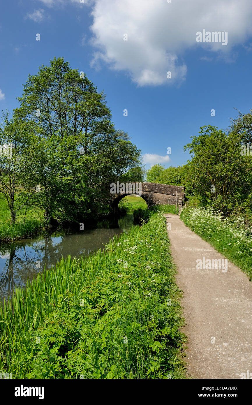 The Cromford canal Derbyshire England uk Stock Photo - Alamy