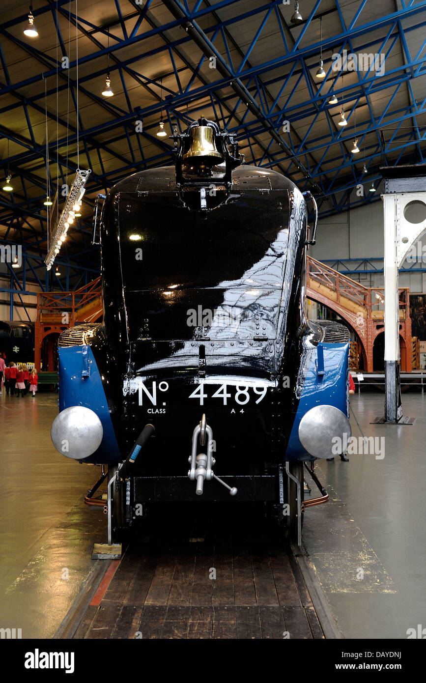 LNER Class A4 Pacific 4489 Dominion of Canada on display in the ...