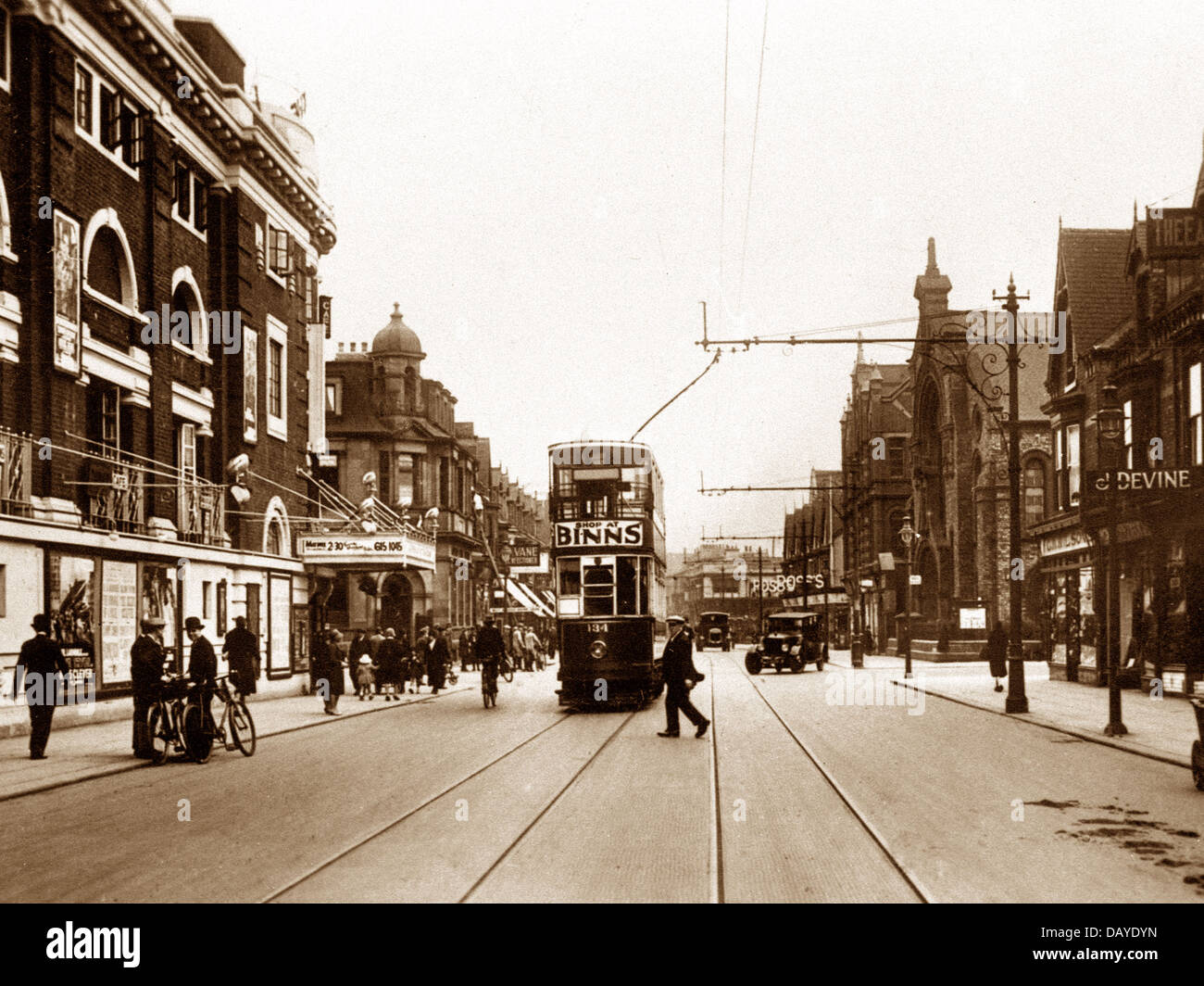 Middlesbrough Linthorpe Road probably 1920s Stock Photo - Alamy