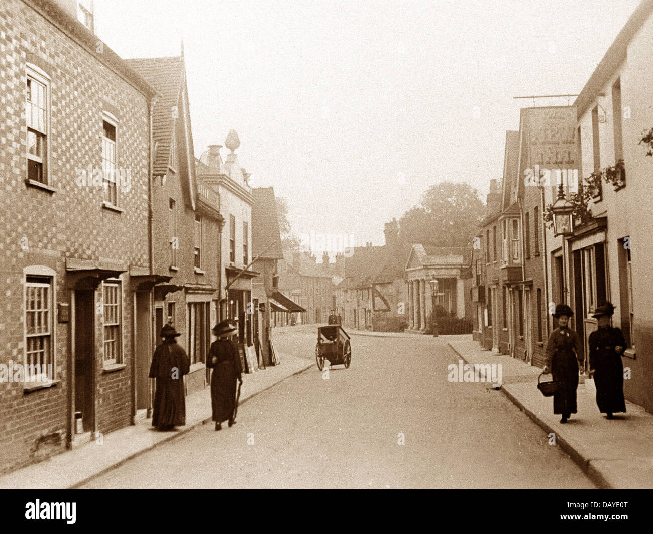 Midhurst Rumbold's Hill early 1900s Stock Photo - Alamy