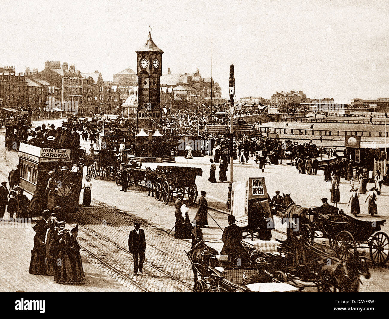 Morecambe Victorian period Stock Photo - Alamy