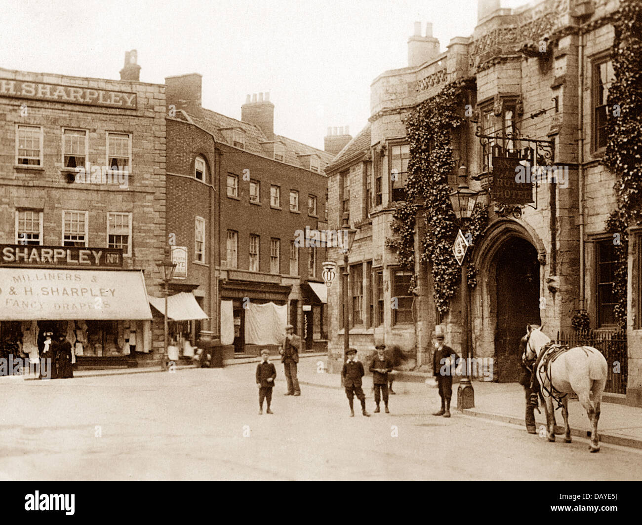 Angel and royal grantham hi-res stock photography and images - Alamy