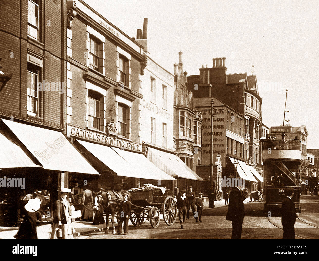 Gravesend Main Street early 1900s Stock Photo - Alamy