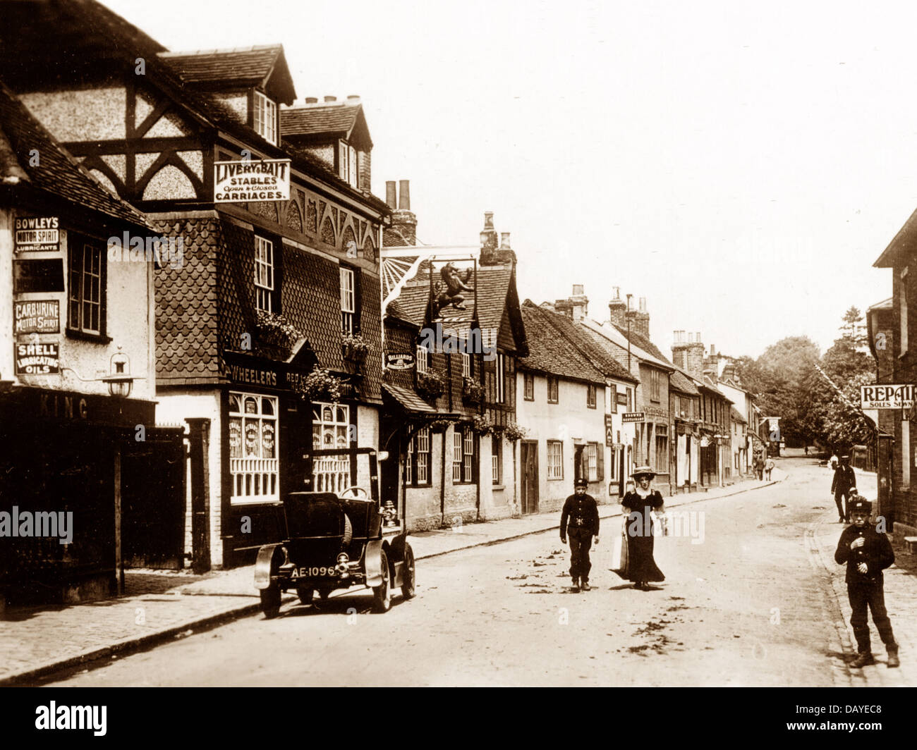 Great Missenden High Street early 1900s Stock Photo - Alamy