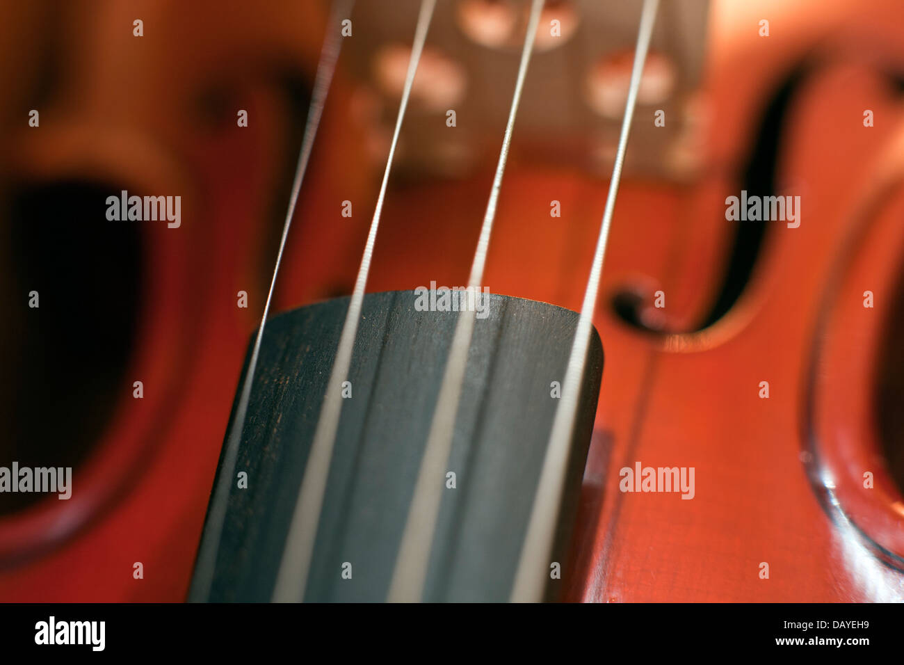 Violin strings macro hi-res stock photography and images - Alamy