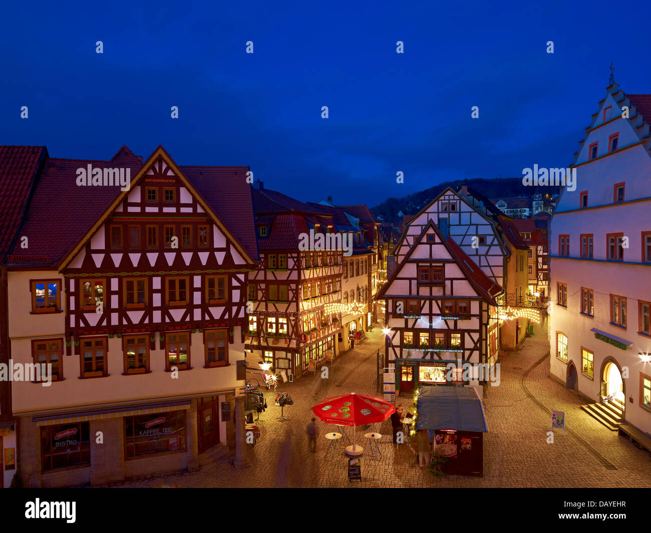 Christmas Market, Schmalkalden, Thuringia, Germany Stock Photo - Alamy