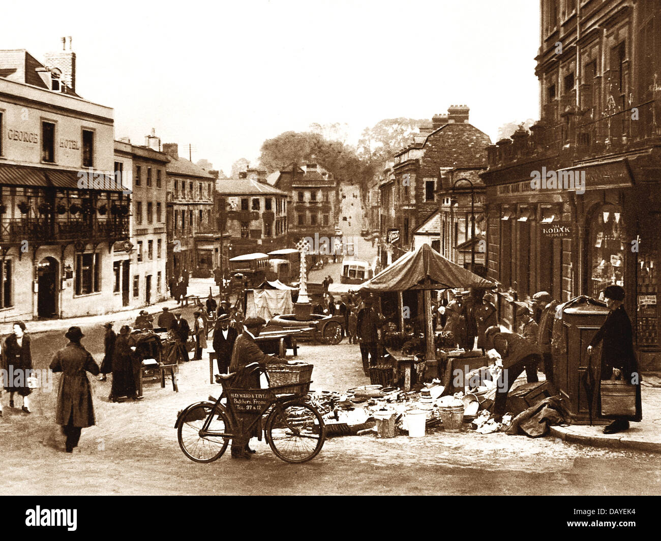 Frome Market Frome, Market Place By Great Western Railway Travelling