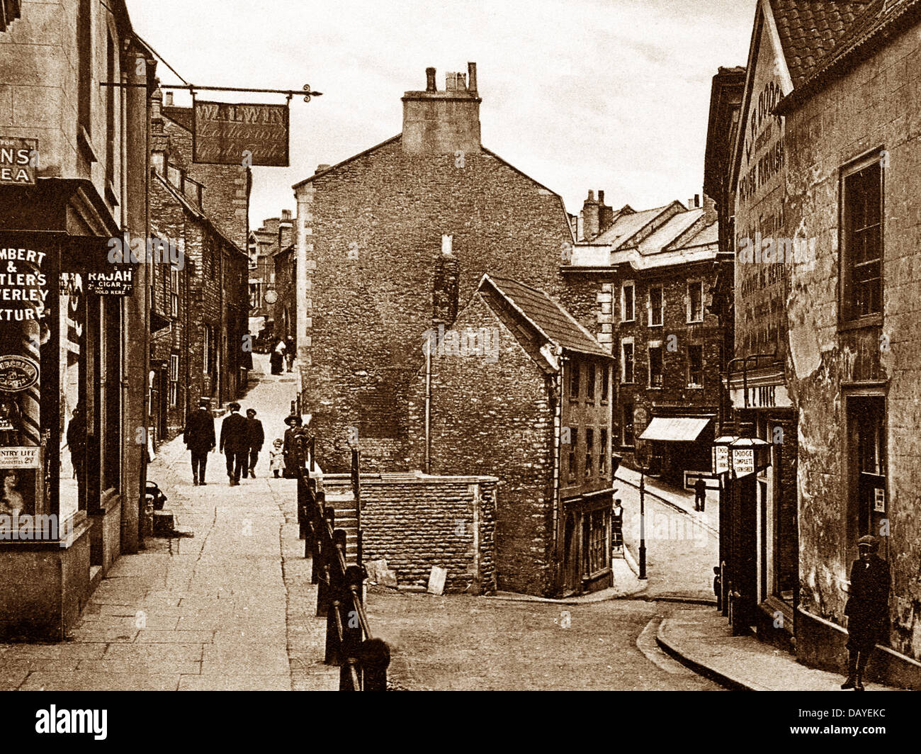 Frome Paul Street early 1900s Stock Photo - Alamy