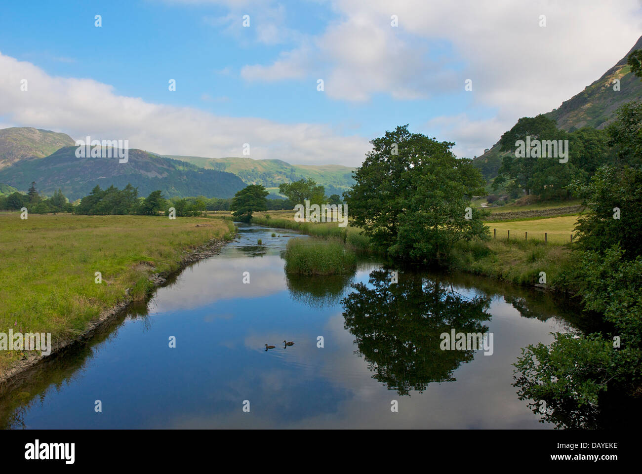 River - Goldrill Beck - near Ullswater, Lake District National Park ...