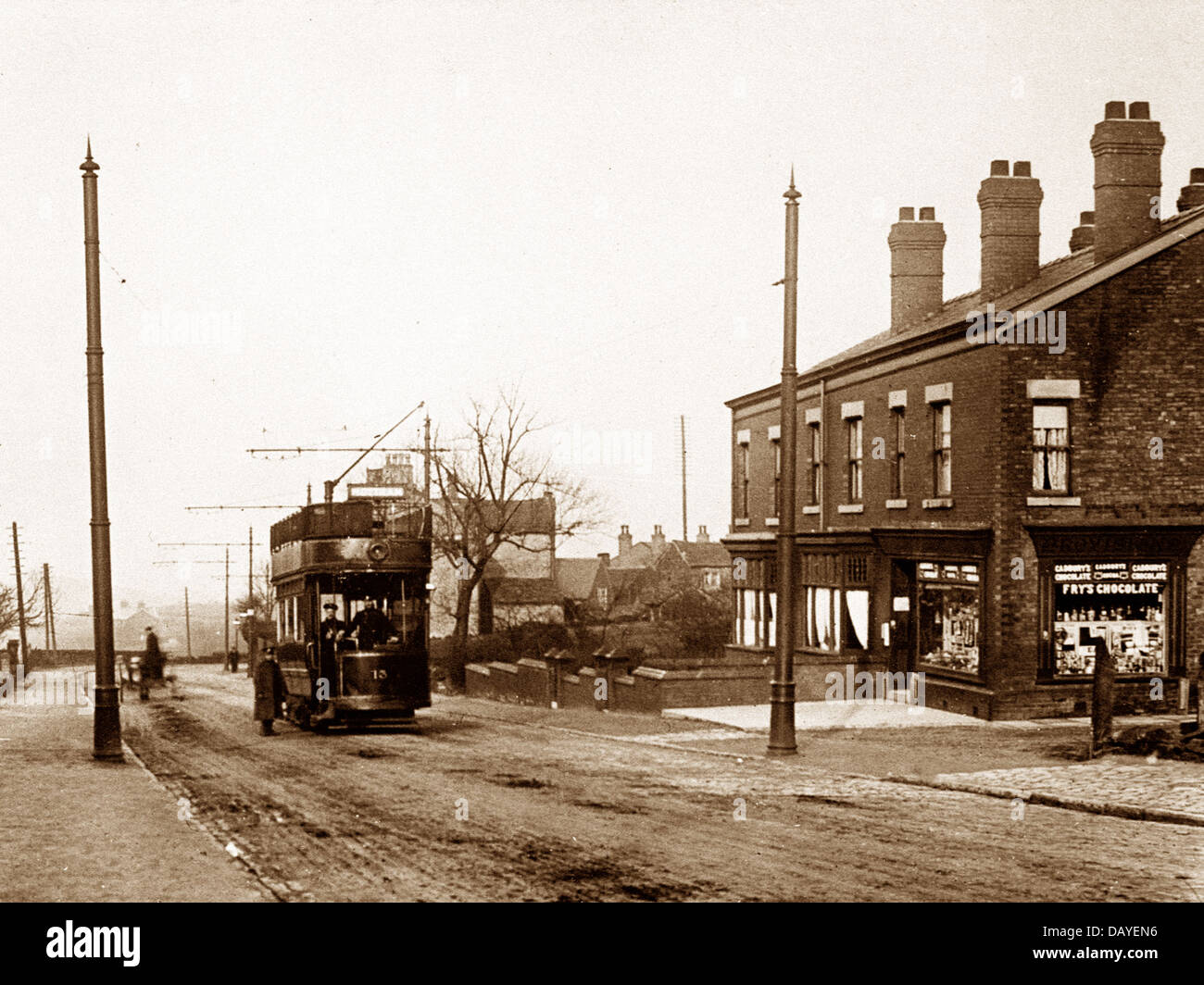 Stalybridge Mottram Road early 1900s Stock Photo - Alamy