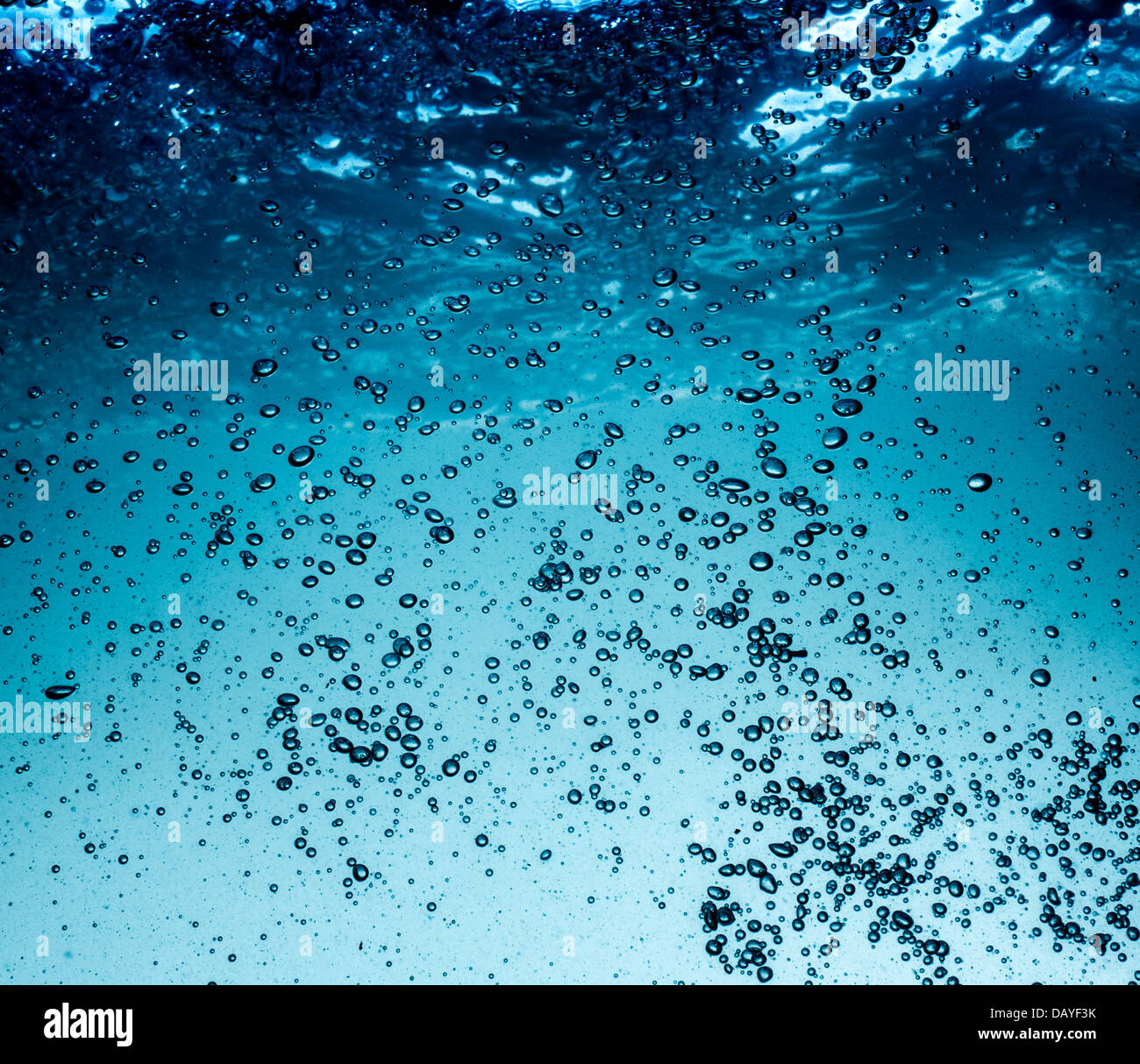 Many bubbles in water close up, abstract water wave with bubbles Stock ...