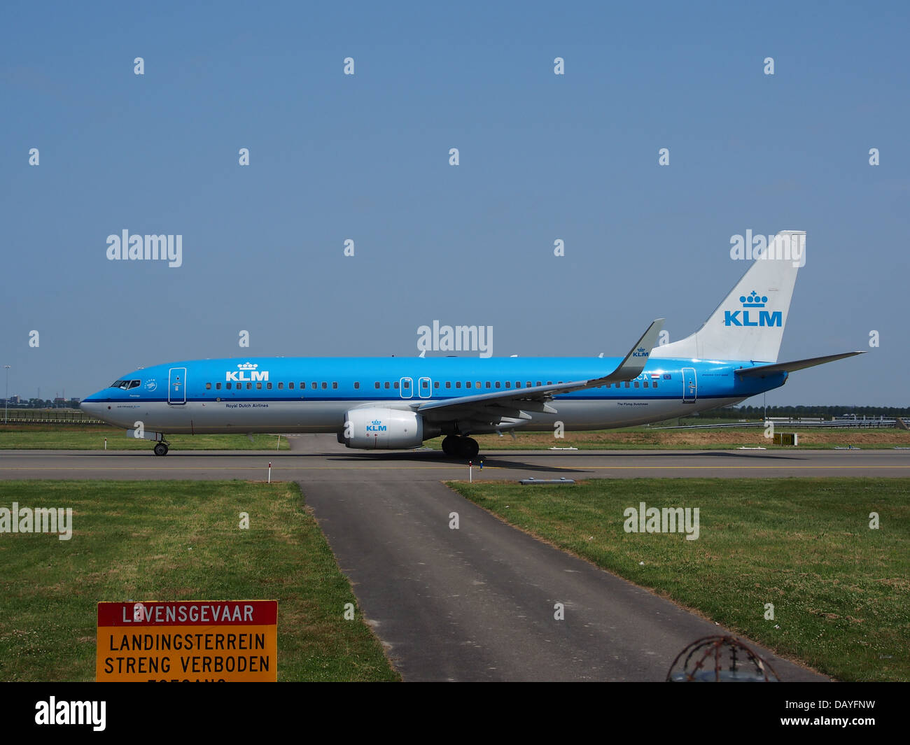 The KLM Boeing 737-8K2(WL), registered PH-BCA, is a modern airliner ...