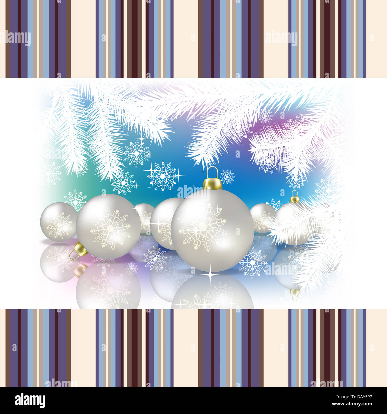 Abstract celebration background with Christmas pearl decorations Stock ...