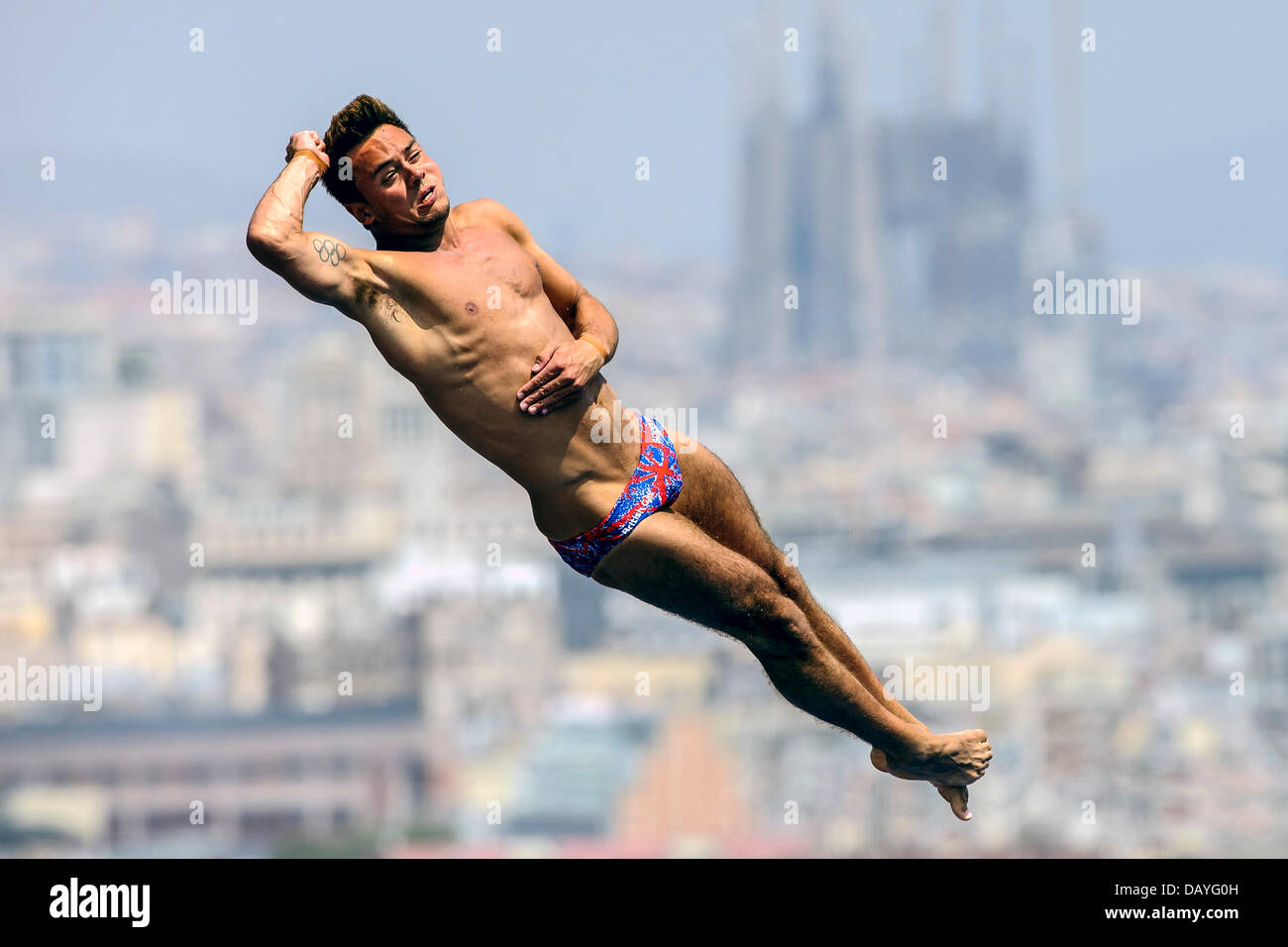 Barcelona, Spain. 21st July, 2013. Tom Daley of Great Britain (GBR ...
