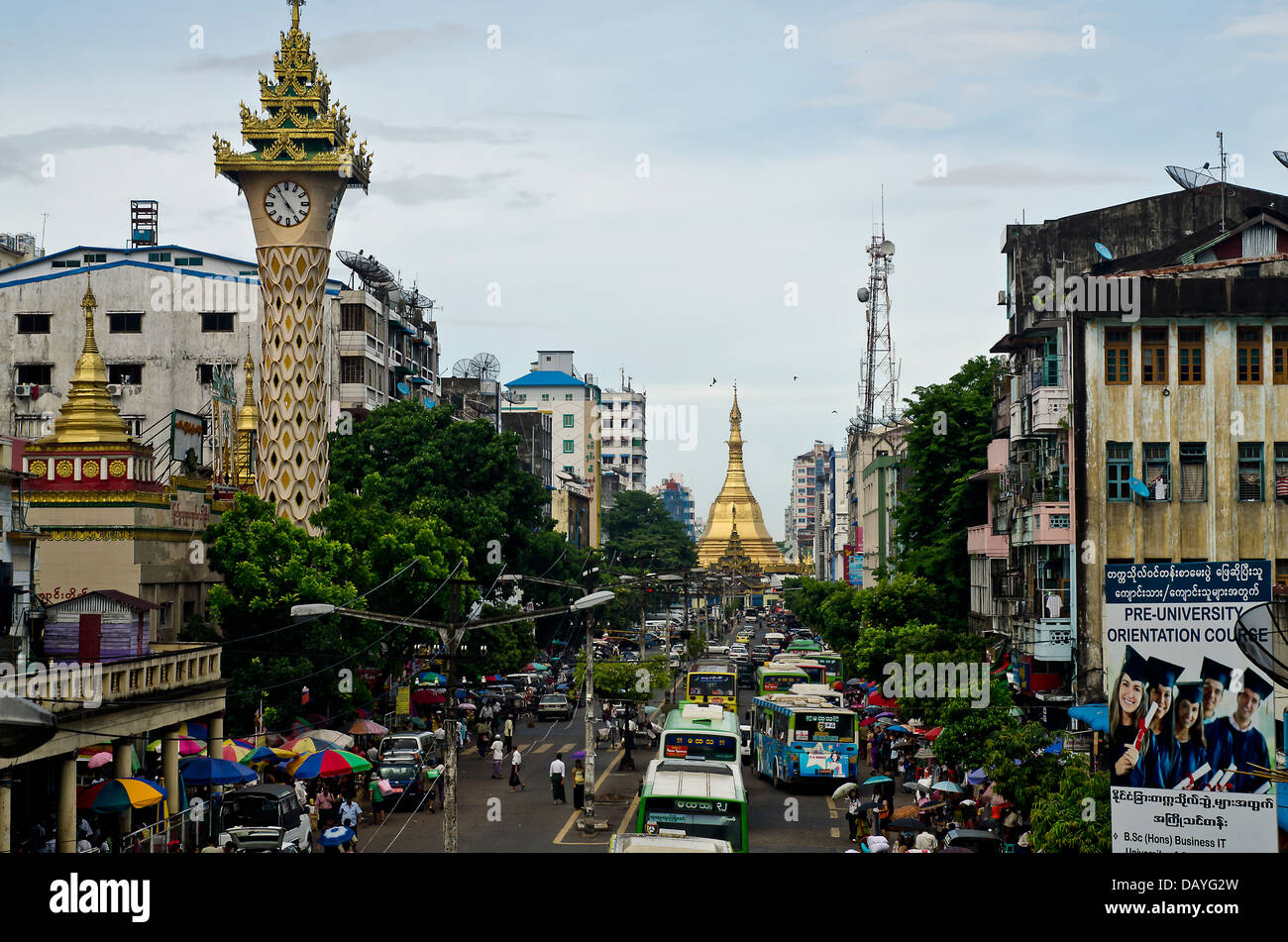 Yangon architecture hi-res stock photography and images - Alamy