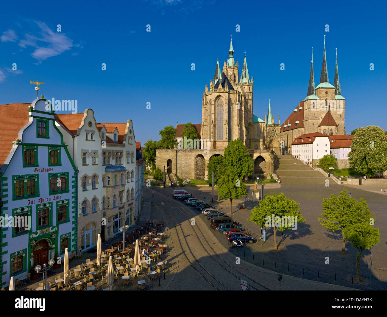 Erfurt Domplatz Cathedral Square High Resolution Stock Photography and ...