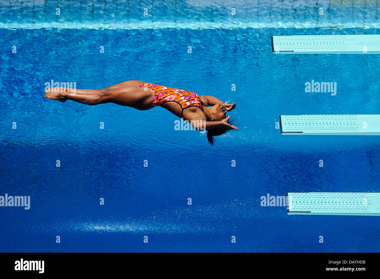 Barcelona, Spain. 21st July, 2013. Maria Betancourt of Venezuela (VEN ...
