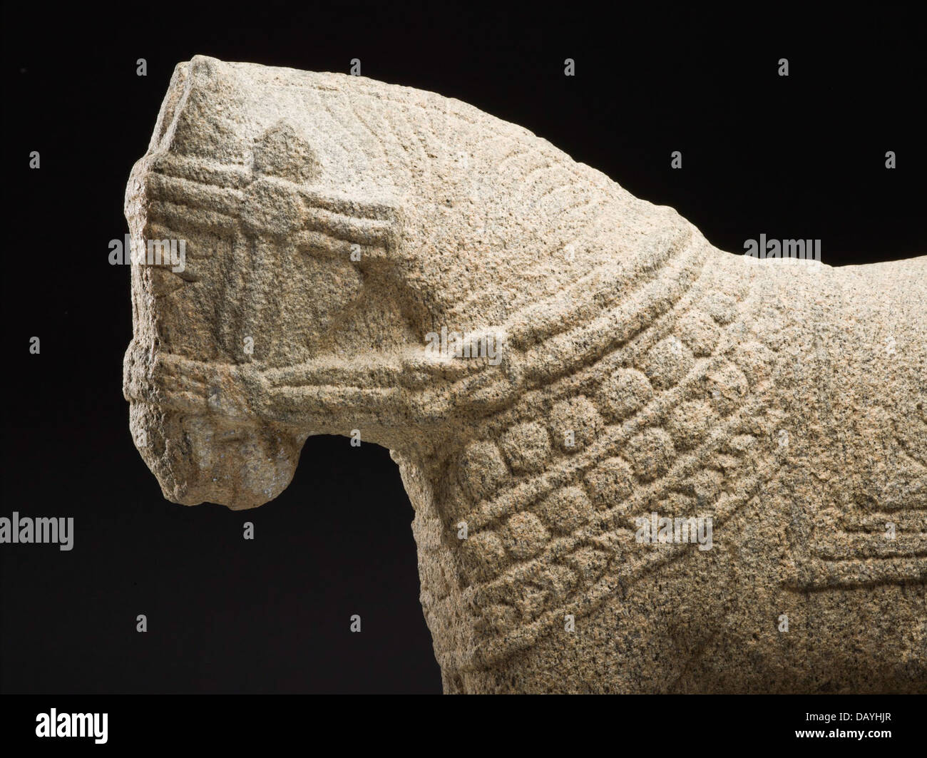 This artwork of a horse represents the importance of equestrian culture ...