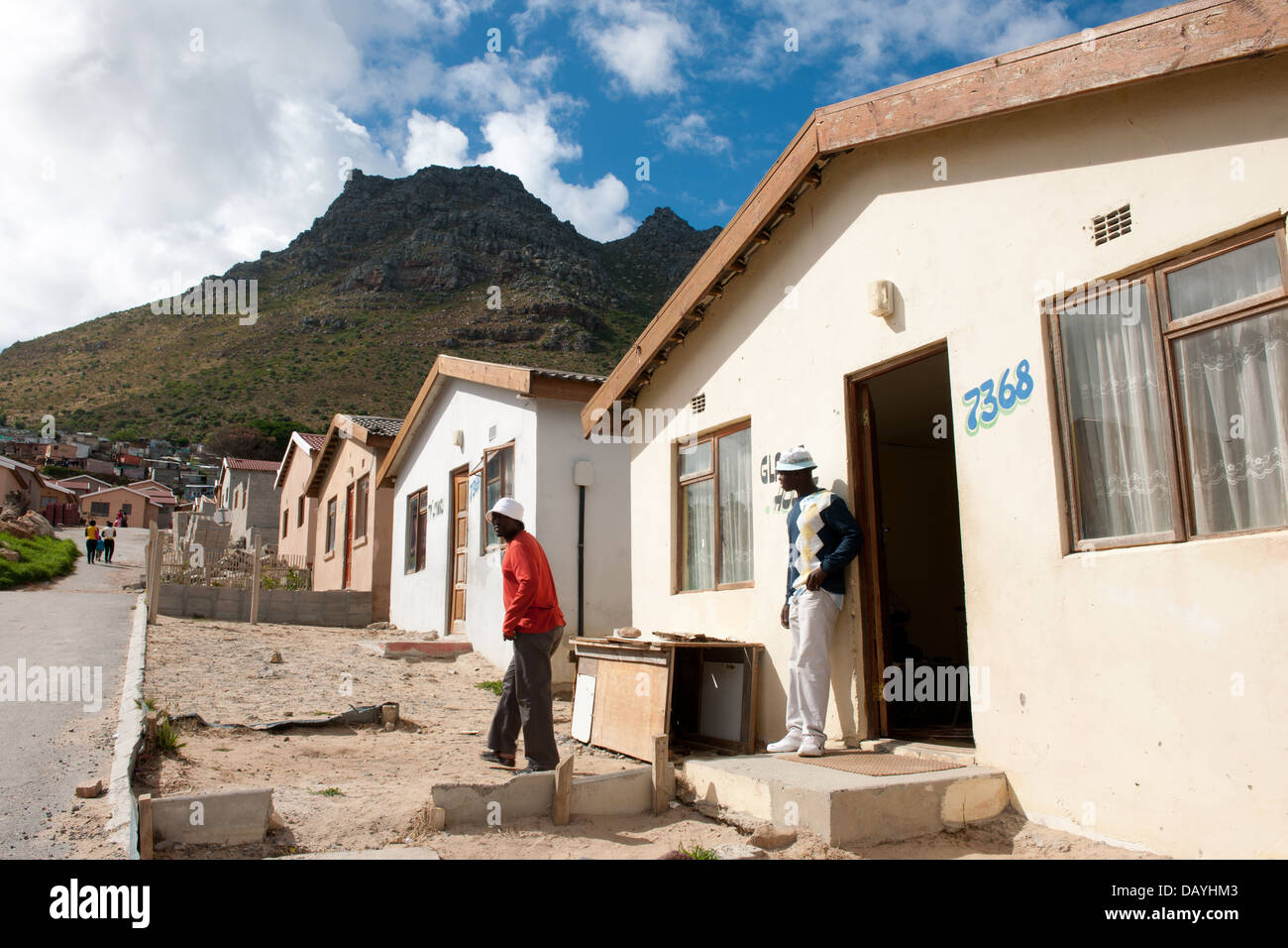 Housing in Imizamo Yethu township, Hout Bay, Cape Town, South Africa ...