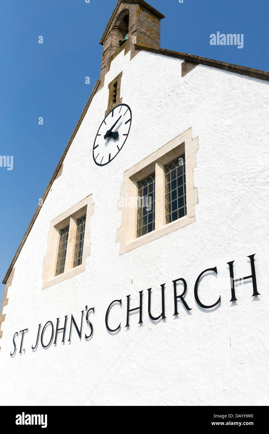 St johns church clock at west bay hi-res stock photography and images ...