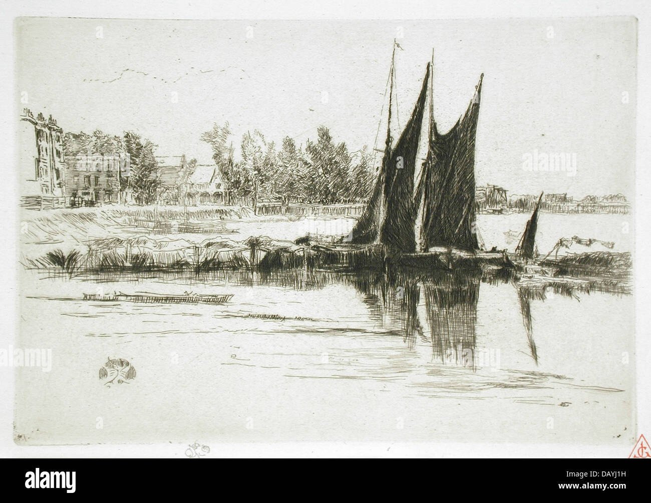 The piece titled 'Hurlingham' is a detailed work of art, depicting ...