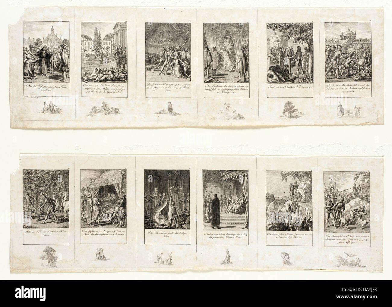 This historical illustration, part of the LACMA collection, depicts ...